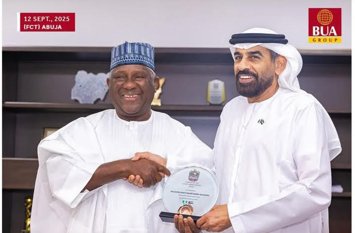 UAE Envoy Visits BUA Chairman, Abdul Samad Rabiu, Talks Strengthening ...